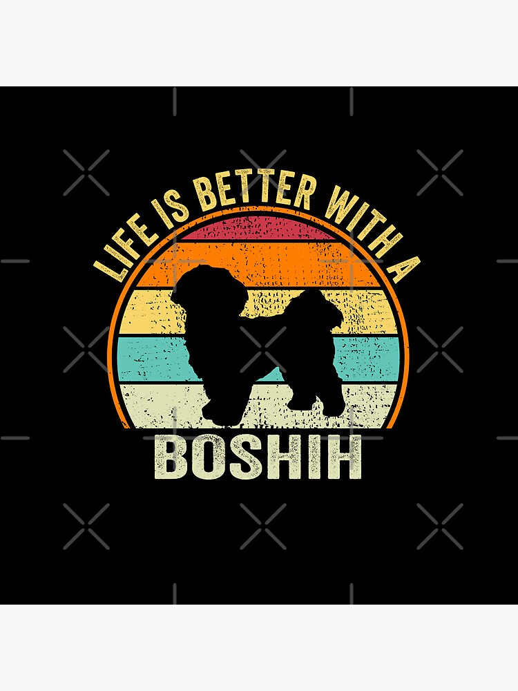 "Das Leben ist besser mit einem BoShih-Shirt, für BoShih-Liebhaber ...