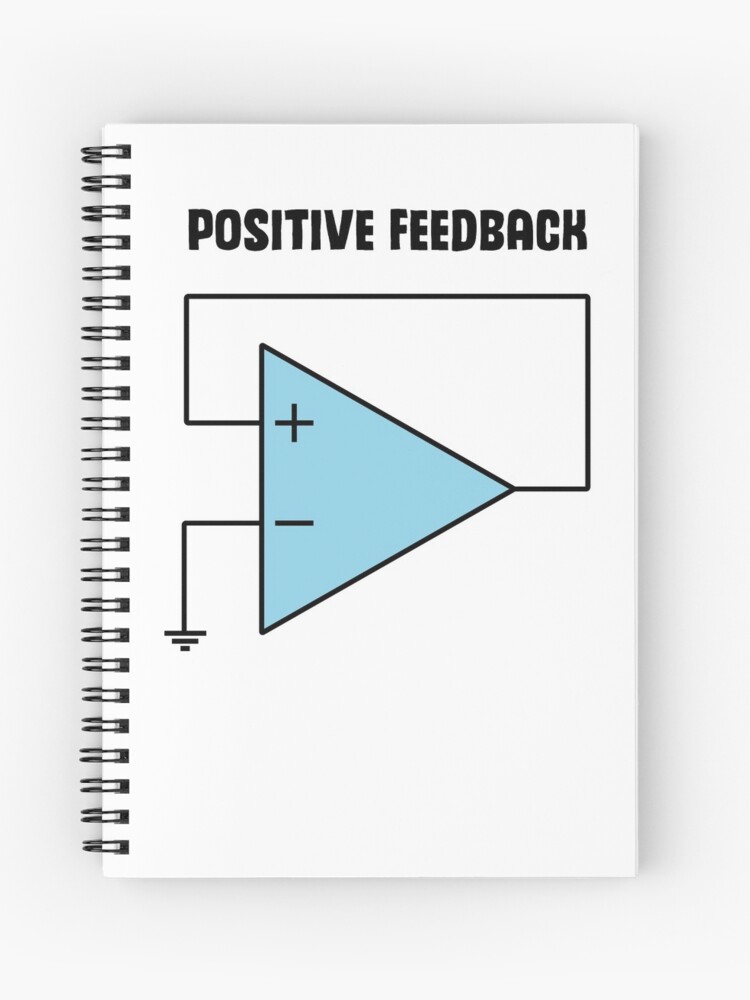 "Positive Feedback" Journal for Sale by Filifjonka | Redbubble