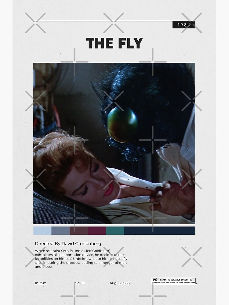 "The Fly movie poster 1986, The Fly sci-fi " Poster for Sale by ...