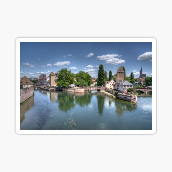 "Strasbourg Towers" Sticker for Sale by hawkie | Redbubble