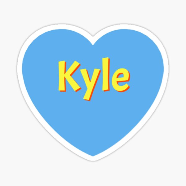 "Kyle" Sticker for Sale by MassageStickers | Redbubble