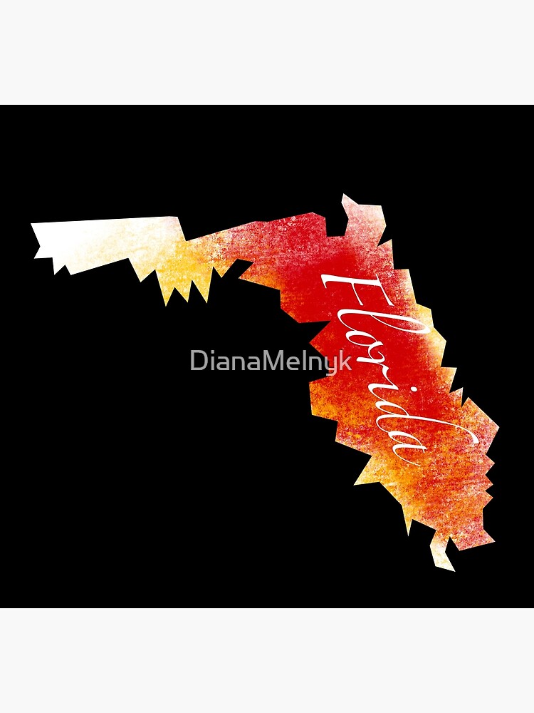 "Florida state flag color palette " Poster for Sale by DianaMelnyk ...