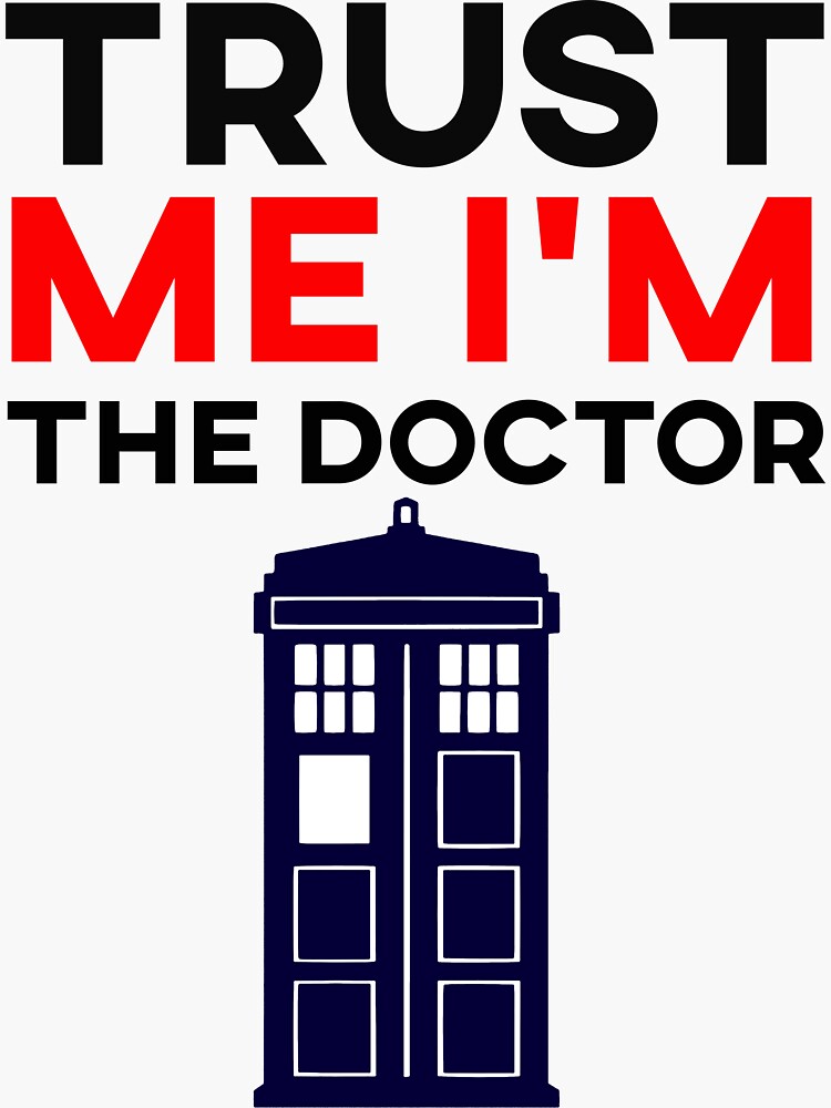 "TRUST ME" Sticker for Sale by ToneCartoons | Redbubble