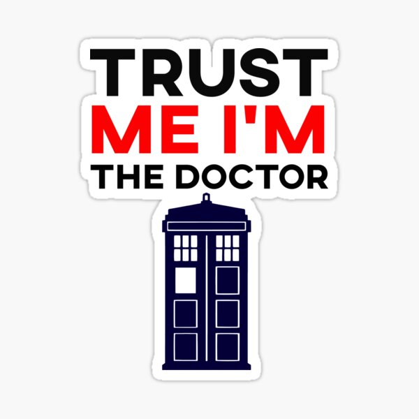 "TRUST ME" Sticker for Sale by ToneCartoons | Redbubble