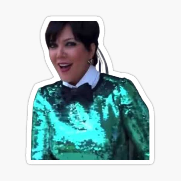 "Kris Jenner Sticker" Sticker for Sale by qraphs | Redbubble