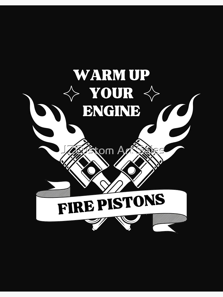 "Warm Up Your Engine" Sticker for Sale by JZCustom-2022 | Redbubble