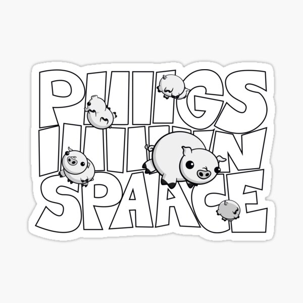 Pigs In Space Stickers | Redbubble