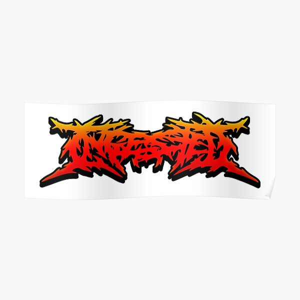 "Ingested Merch" Poster for Sale by xxXVintageXxx | Redbubble