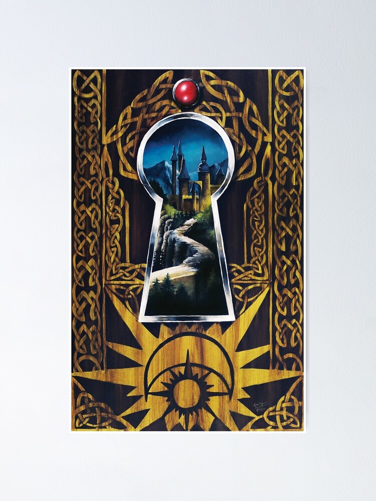 "Castle Keyhole" Poster by tigressdragon | Redbubble