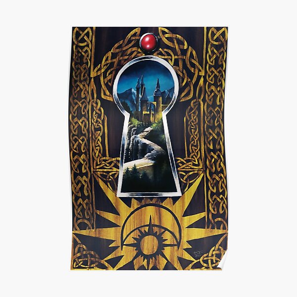 "Castle Keyhole" Poster by tigressdragon | Redbubble