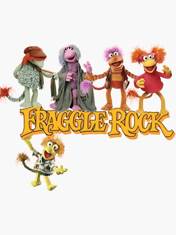 "Fraggle rock" Sticker for Sale by Eugeneelazquez | Redbubble