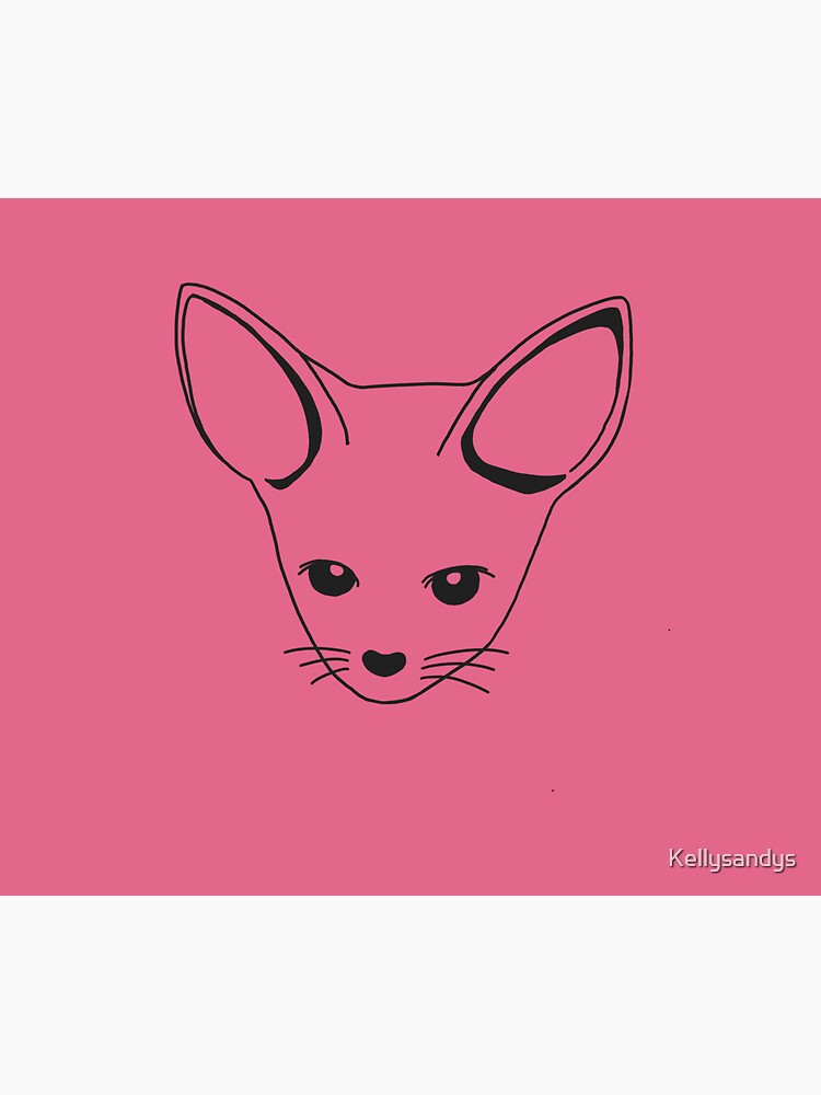 "A baby desert fox of the sunny day" Sticker for Sale by Kellysandys ...