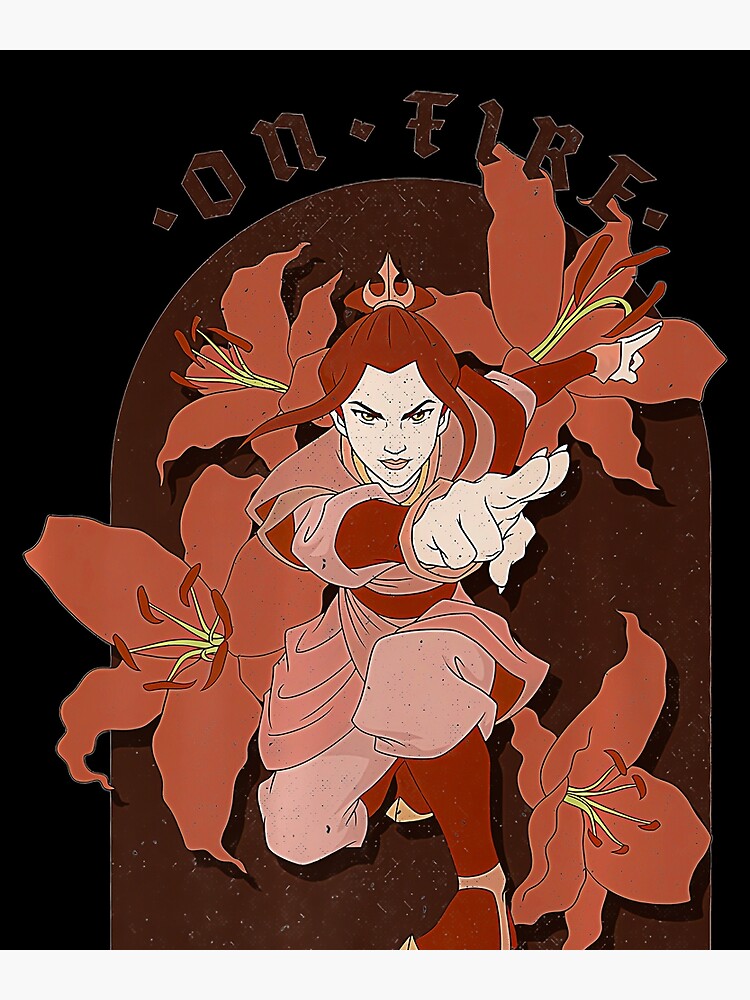 "Avatar The Last Airbender Azula On Fire" Photographic Print for Sale ...