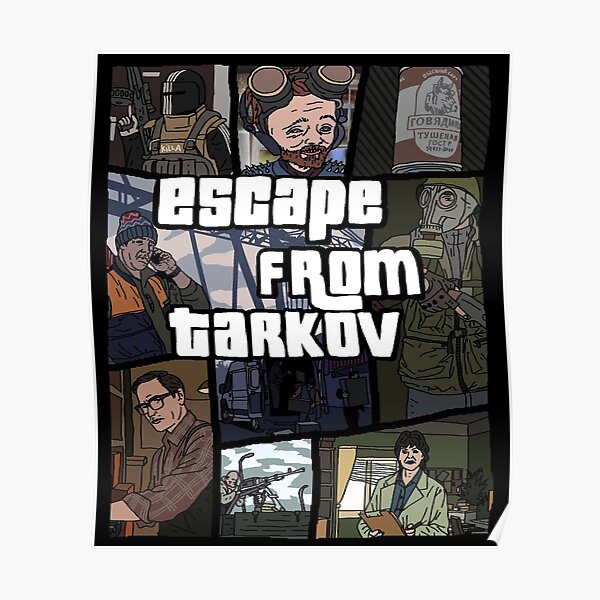 "Fanart Escape From Tarkov" Poster for Sale by thomgonzaless | Redbubble
