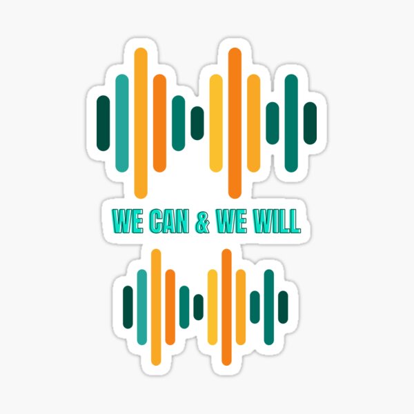 "Arkells We Can & We Will" Sticker for Sale by Fun2phic | Redbubble