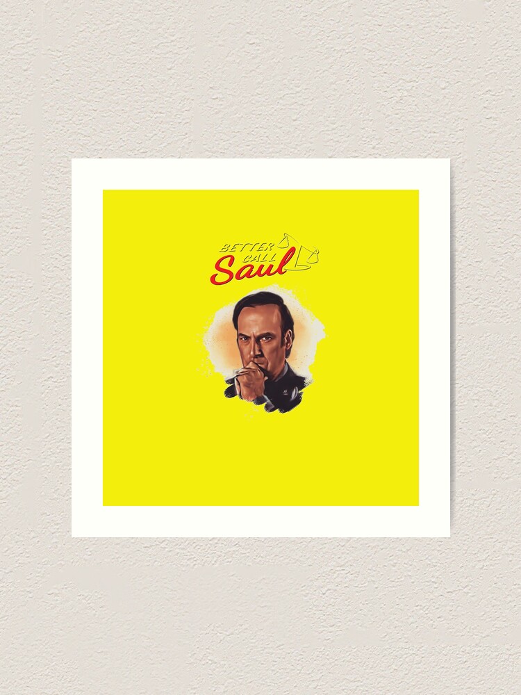 "Saul Goodman - Better Call Saul with logo" Art Print for Sale by ...