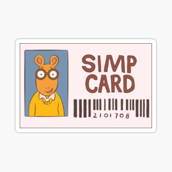 "simp card" Sticker for Sale by emerysdesign | Redbubble