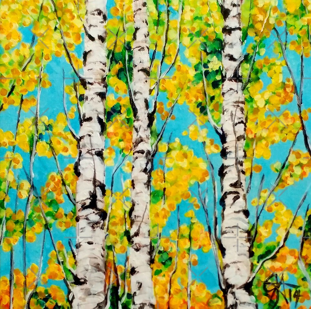 "Aspen Gold Autumn Fall Colors Trees Forest Grove Rocky Mountains ...
