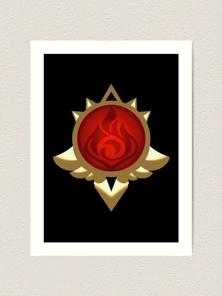 "Pyro Genshin Impact " Art Print for Sale by Chirohy | Redbubble