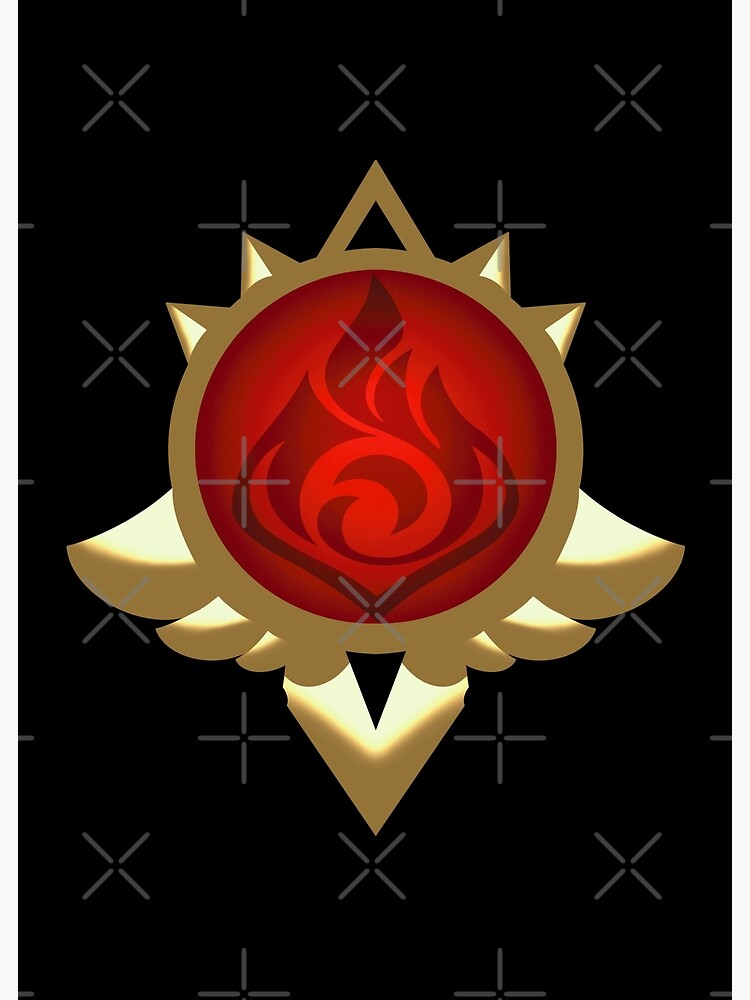 "Pyro Genshin Impact " Art Print for Sale by Chirohy | Redbubble