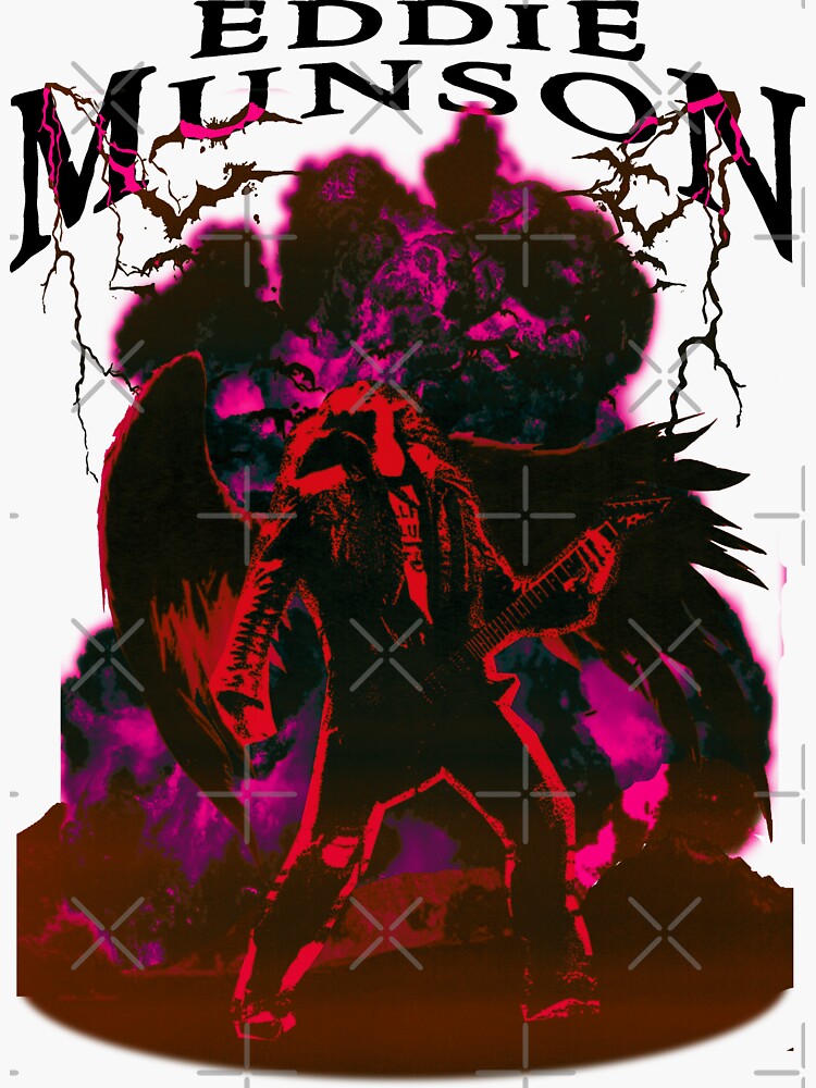 "eddie " Sticker for Sale by ARTCLX | Redbubble