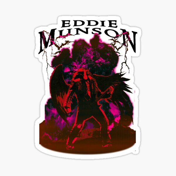 "eddie " Sticker for Sale by ARTCLX | Redbubble
