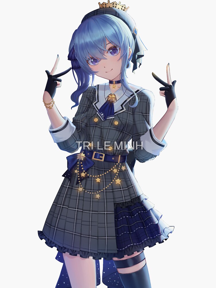 "Hoshimachi Suisei Sticker" Sticker for Sale by gaobanban | Redbubble