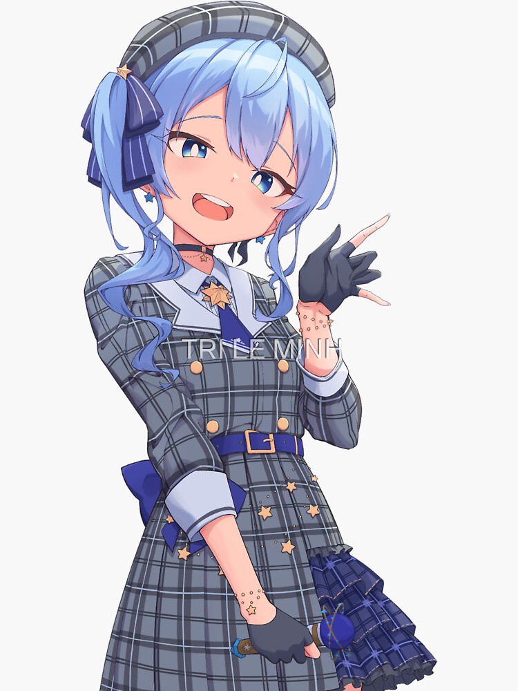 "Hoshimachi Suisei" Sticker for Sale by gaobanban | Redbubble