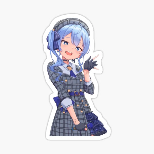 "Hoshimachi Suisei" Sticker for Sale by gaobanban | Redbubble