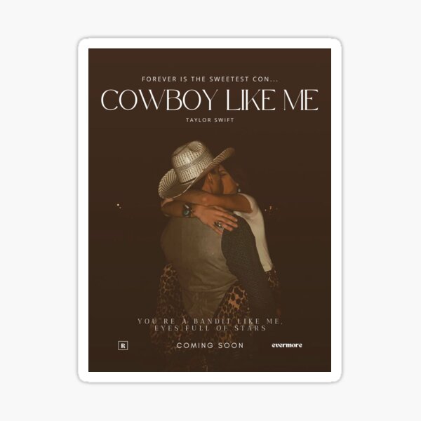 "cowboy like me" Sticker for Sale by astroavaa | Redbubble