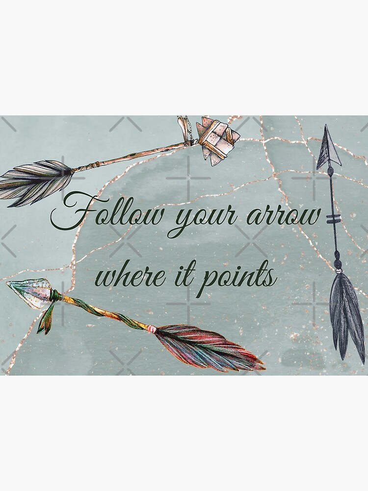 "Follow Arrow Archery Arrows Affirmation Inspirational motivational ...