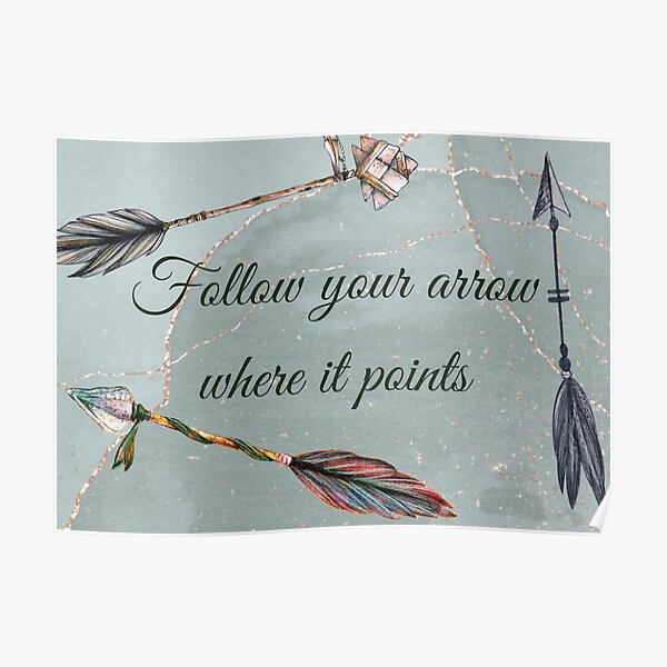 "Follow Arrow Archery Arrows Affirmation Inspirational motivational ...