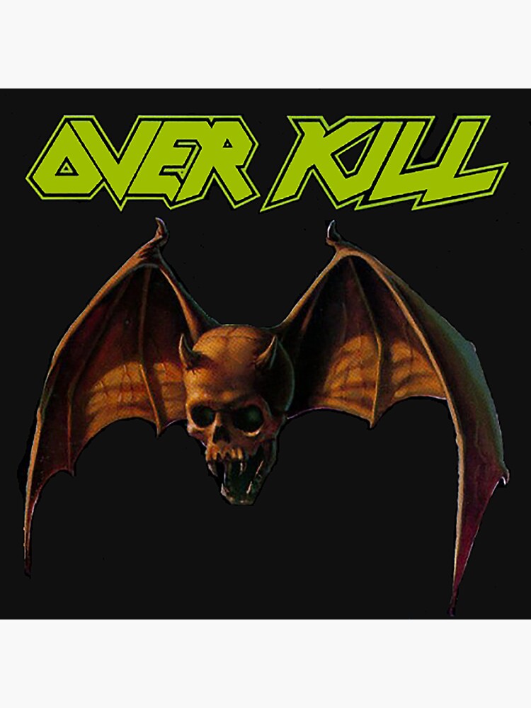 "overkill" Sticker for Sale by ieykelbosch1n | Redbubble