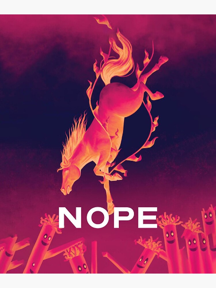 "Nope Movie" Sticker for Sale by Asshshop | Redbubble