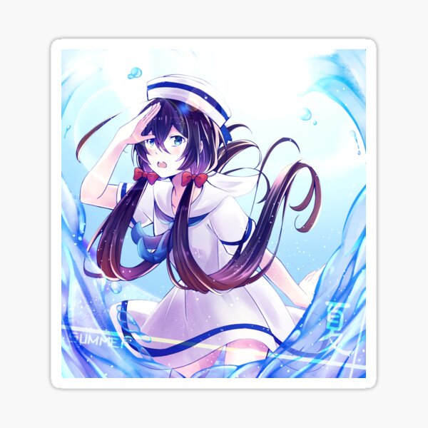 "Sailor Kyouka" Sticker by Miss-Intention | Redbubble