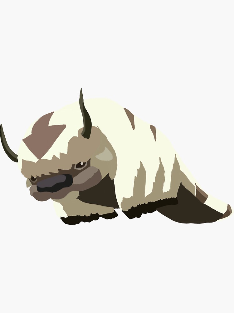 "Avatar Appa Flying" Sticker for Sale by emmaleeorr | Redbubble