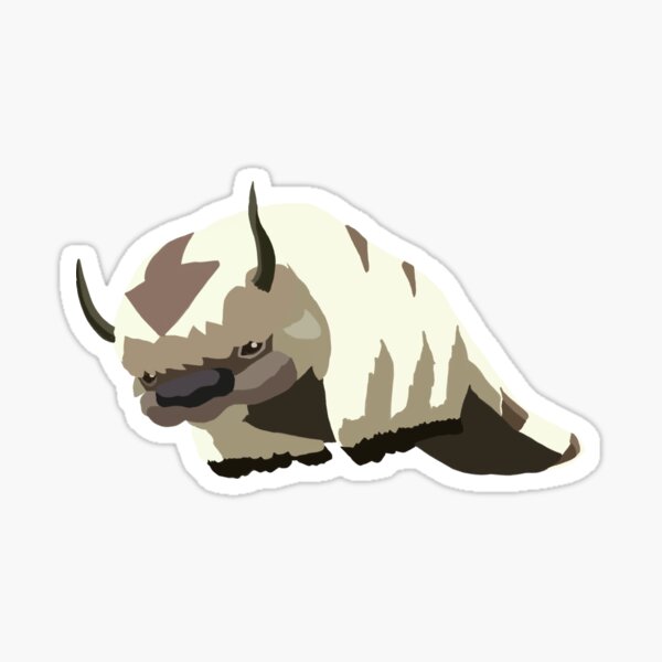 "Avatar Appa Flying" Sticker for Sale by emmaleeorr | Redbubble