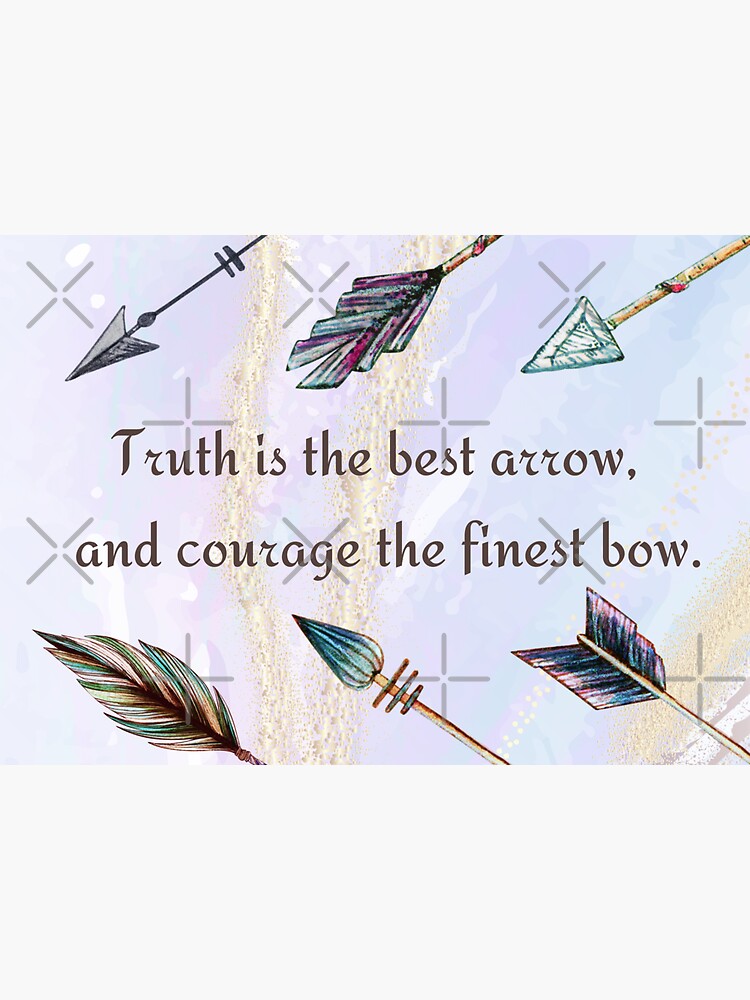 "Best Truth Courage Archery Arrows Affirmation Inspirational ...