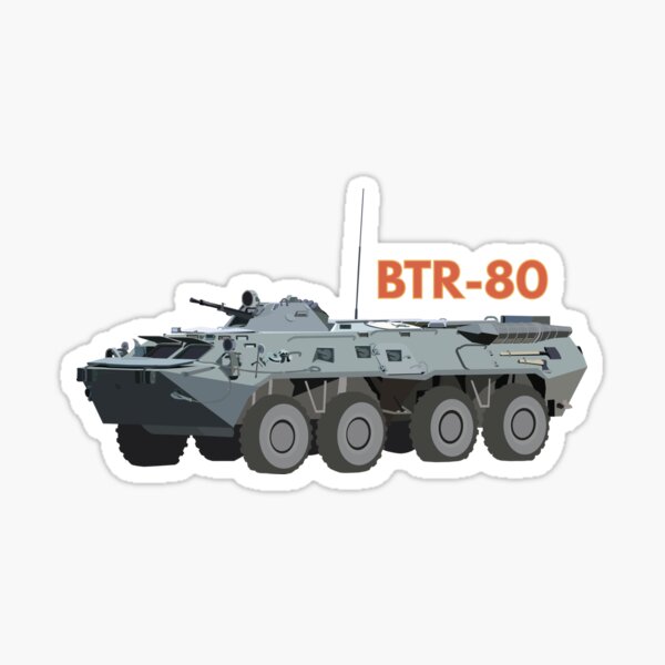 "BTR-80 Soviet APC" Sticker for Sale by NorseTech | Redbubble