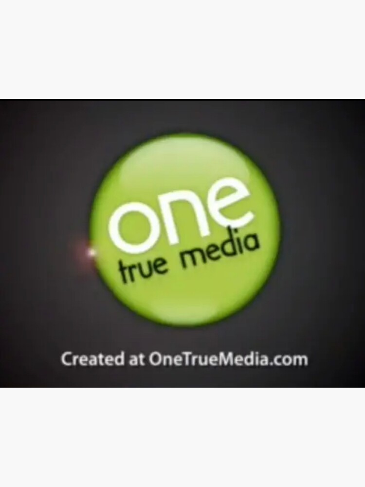 "One True Media" Sticker for Sale by keighty80 | Redbubble