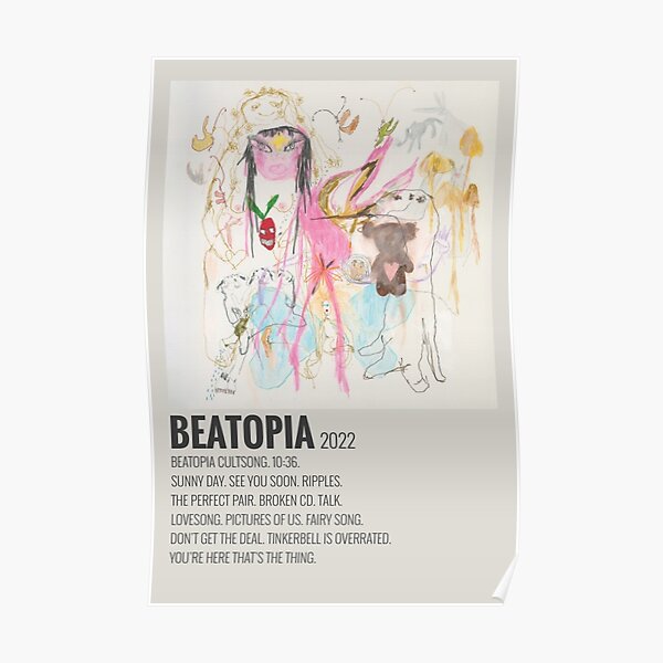 "beabadoobee beatopia album " Poster for Sale by kayy-r28 | Redbubble