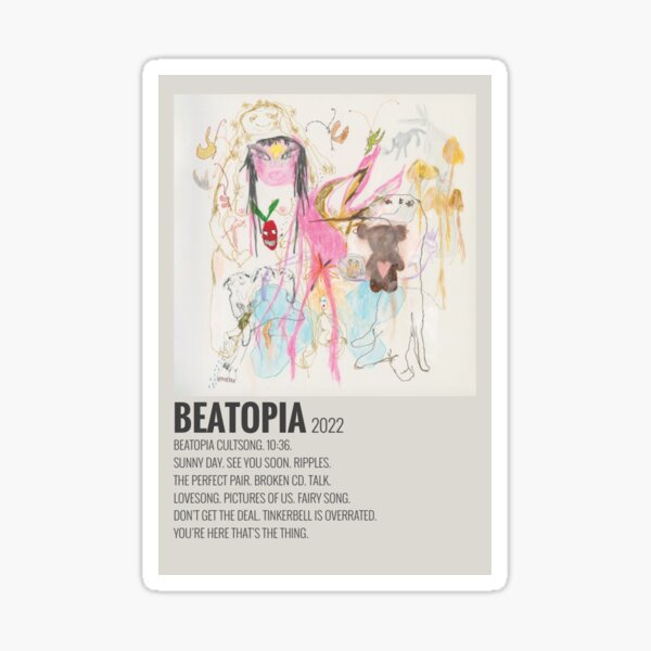 "beabadoobee beatopia album " Sticker for Sale by kayy-r28 | Redbubble