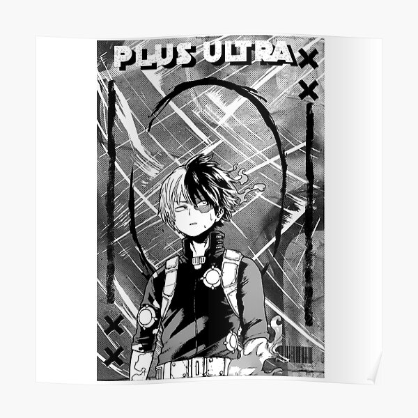 "Plus Ultra | My Hero Academia | Shoto Todoroki" Poster for Sale by ...