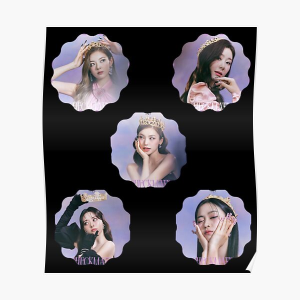 "ITZY CHECKMATE AESTHETIC" Poster for Sale by BBIZZ | Redbubble