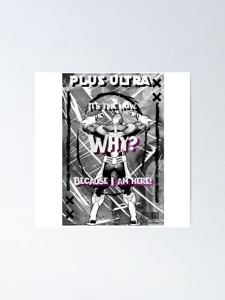 "Plus Ultra | My Hero Academia | All Might" Poster for Sale by ...