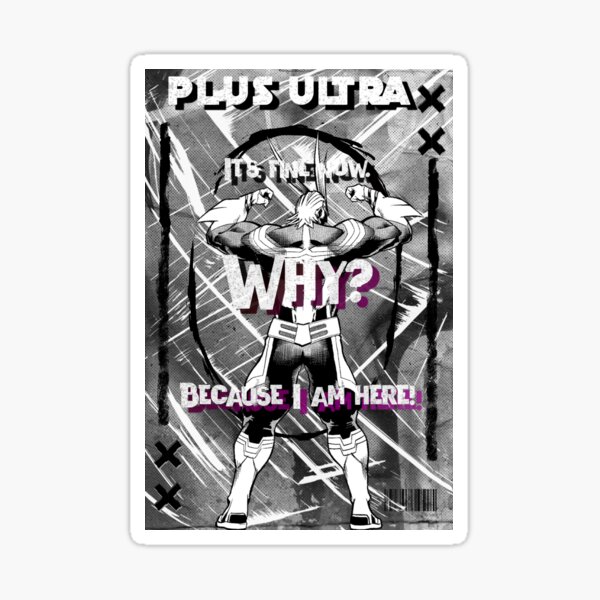 "Plus Ultra | My Hero Academia | All Might" Sticker for Sale by ...