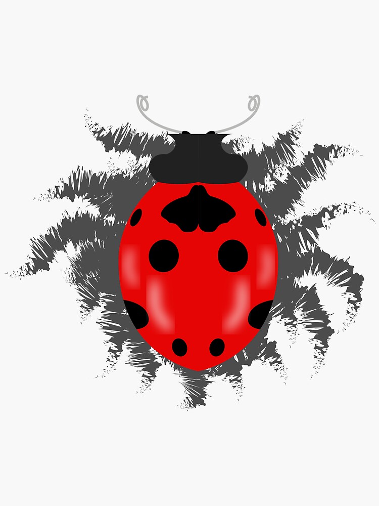 "Iconic bug logo design" Sticker for Sale by DesignHALLWAY | Redbubble