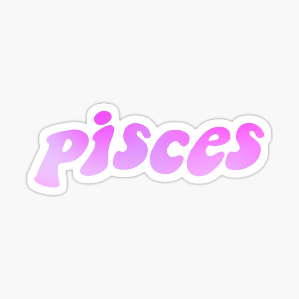 "pink pisces" Sticker for Sale by jensdoodles | Redbubble
