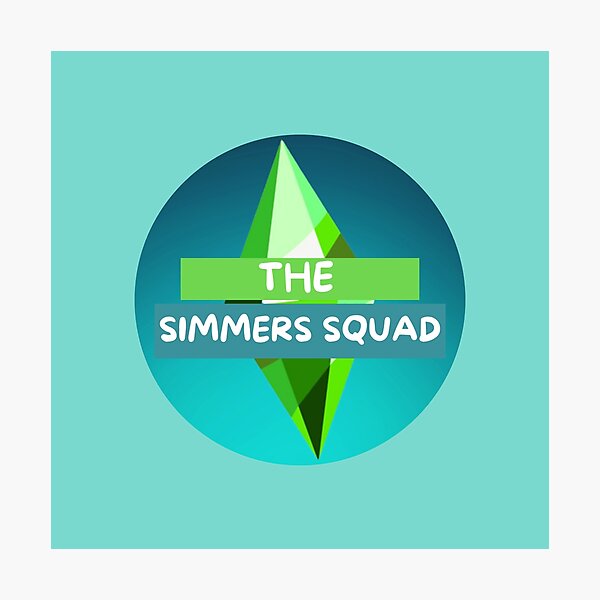 Impression photo « Logo rond de l'équipe Simmers », par the-Nerdlings ...