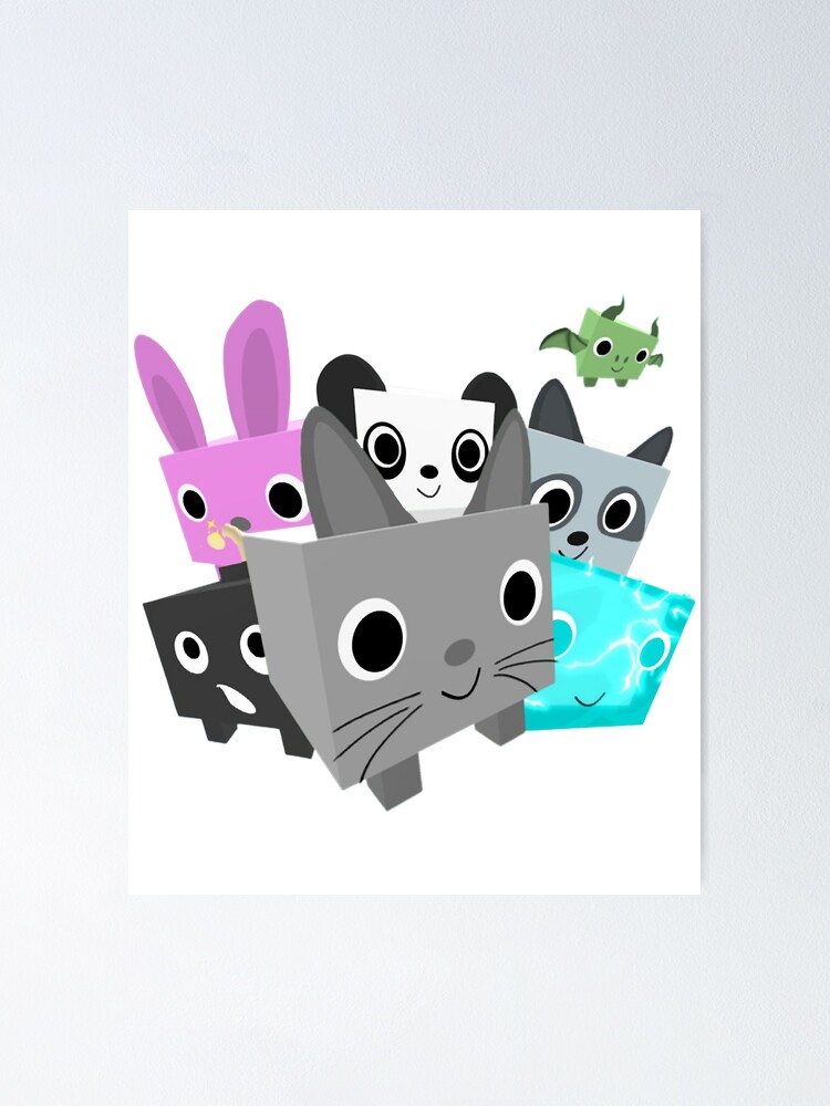 "Pet Simulator " Poster for Sale by IconicNJs | Redbubble